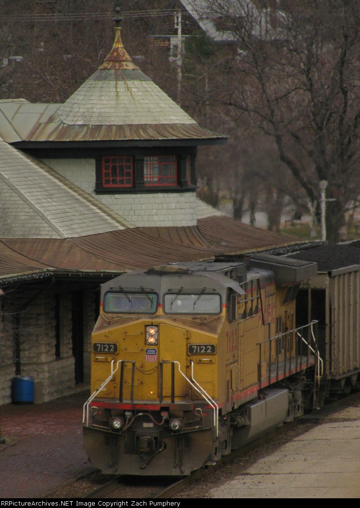 Eastbound UP Loaded Coal Train DPU